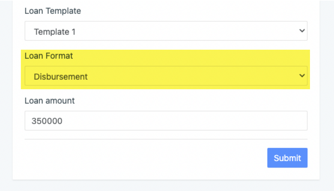 Choosing a Loan Format – EVP